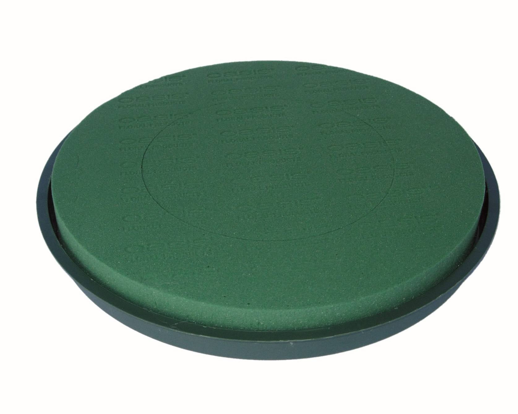 Oasis 30CM posypad is a pre-cut rings of Oasis floral foam with plastic ...