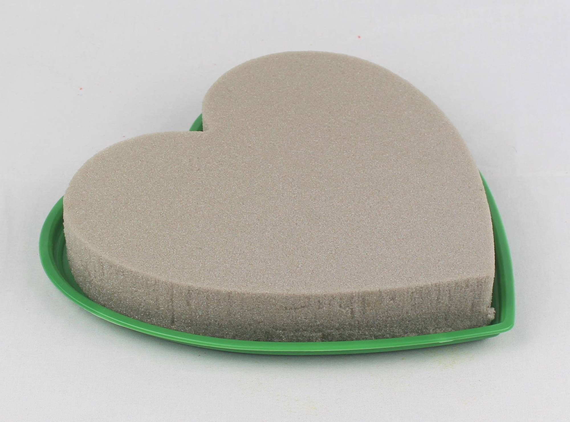 OASIS® Solid Heart dry foam is a pre cut heart shaped floral foam ...