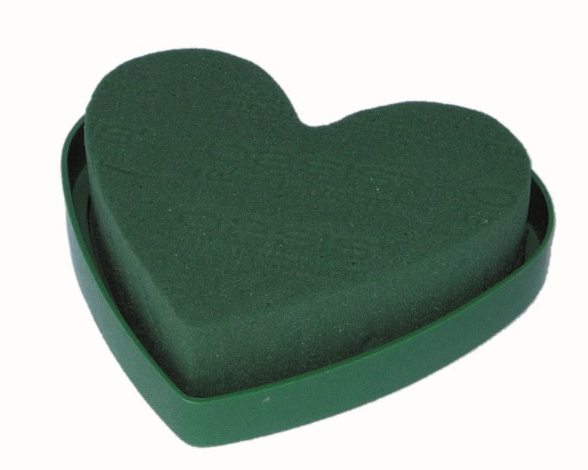 Oasis Mini Full Heart is a pre cut mini heart shaped floral foam ...