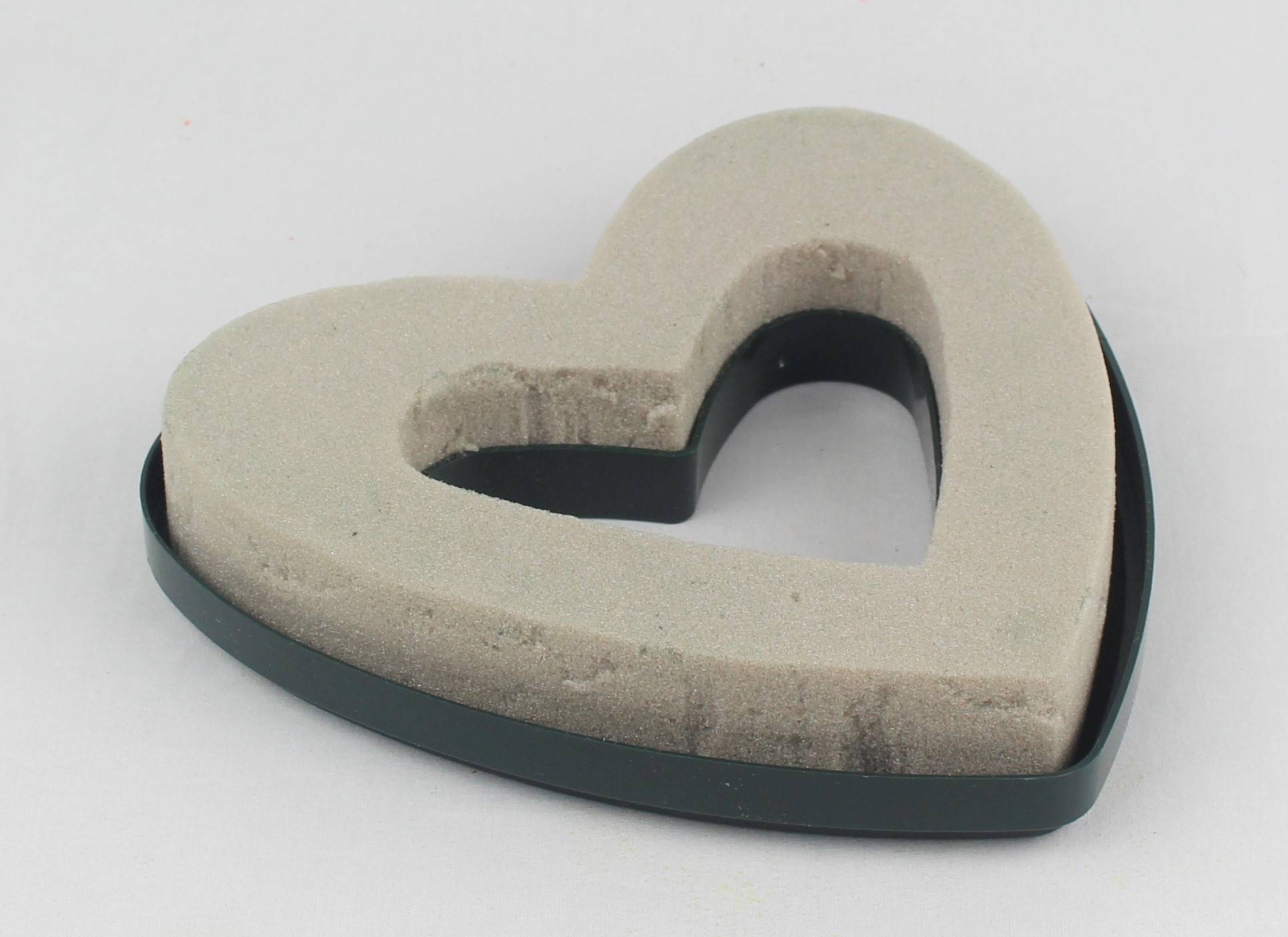 Oasis Open Heart dry foam is a pre cut open heart shaped floral foam ...