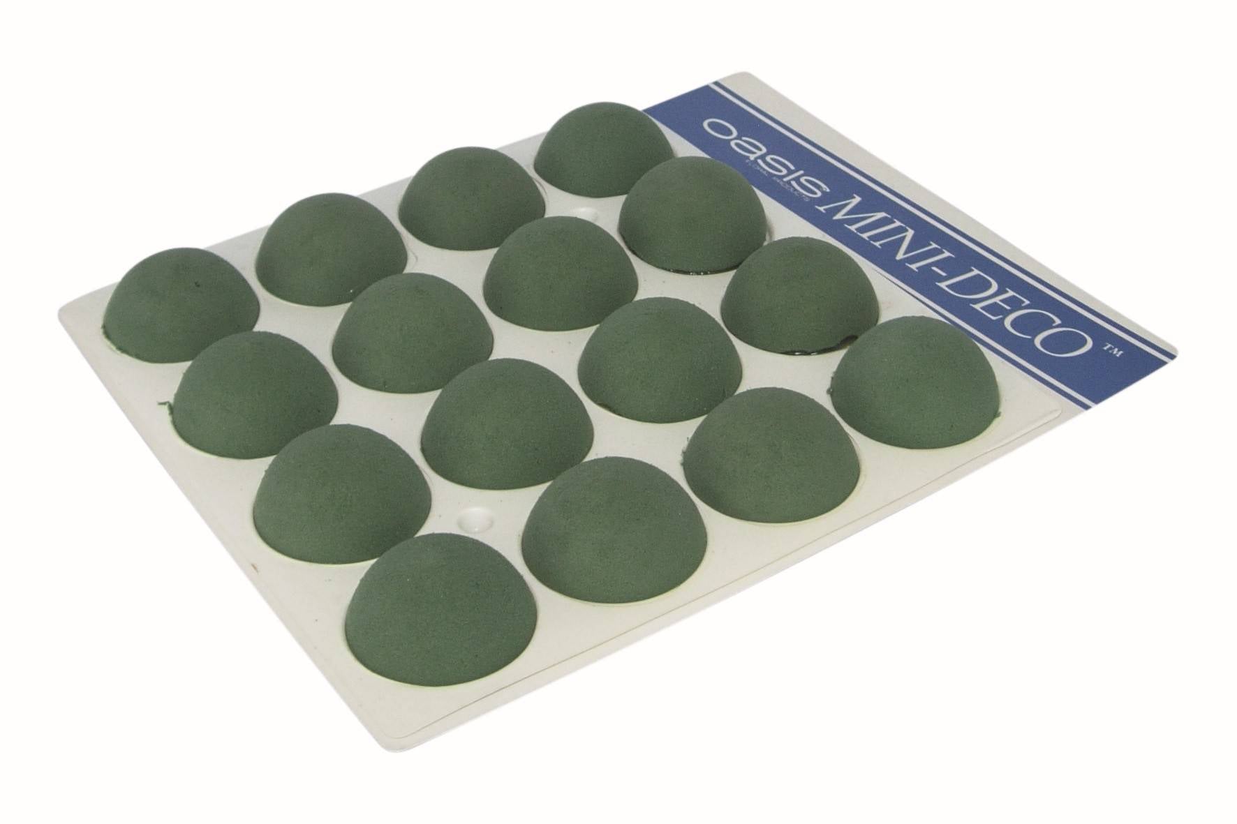 Oasis Mini Deco is a pre cut half sphere shaped floral foam. – OASIS ...
