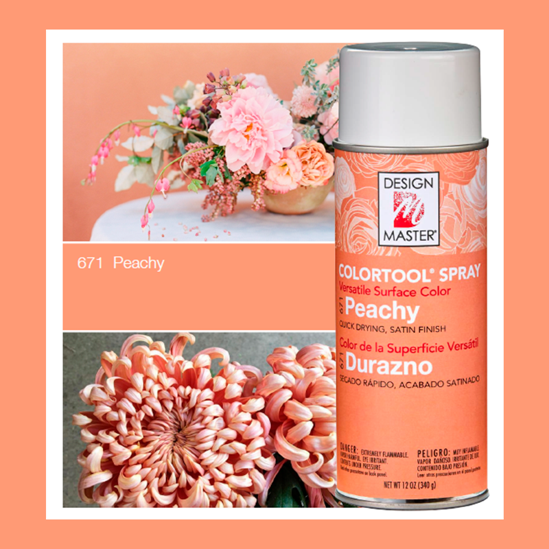 Design Master colortool sprays provide solid colour effect. – OASIS ...